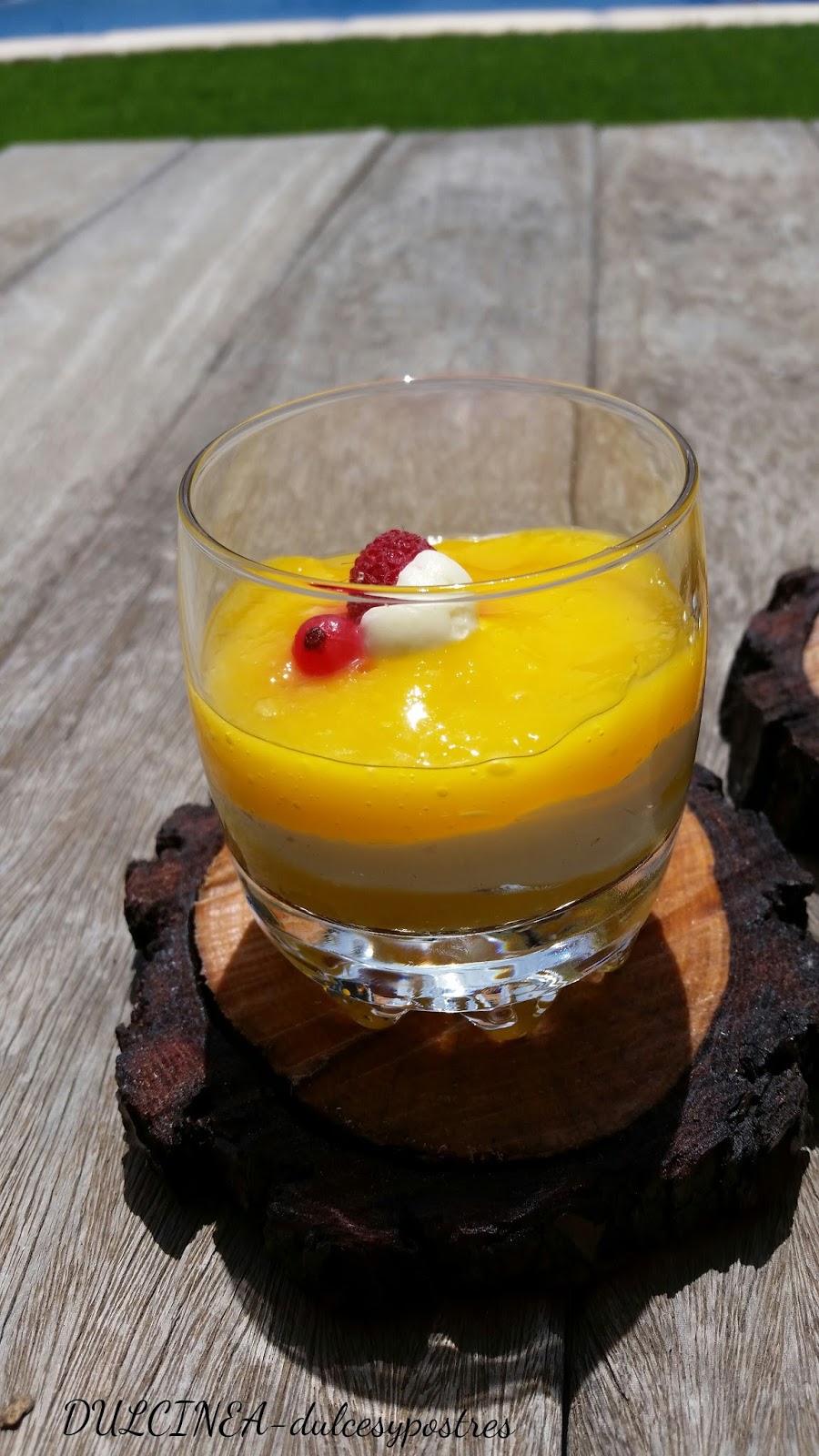 " CREMA DE MANGO Y MASCARPONE"