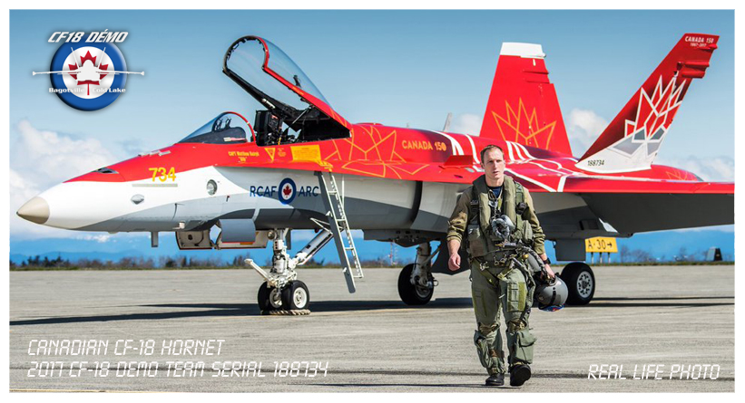 Eight Shades of Blue: RCAF/ARC CF-18 Hornet "Canada 150"