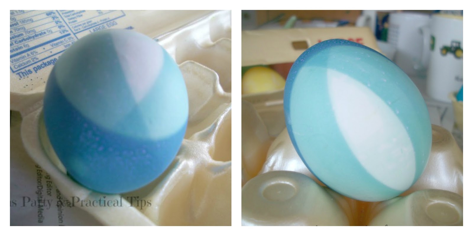 Pams Party & Practical Tips: Coloring Techniques for Unique Easter Eggs