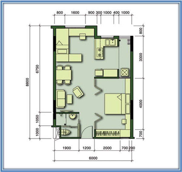 CĂN HỘ EHOME 3 - TÂY SÀI GÒN - QUẬN BÌNH TÂN: Mặt bằng
