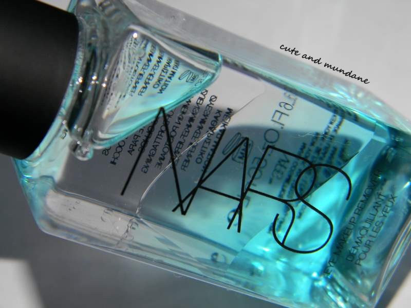 Cute and Mundane: NARS eye makeup remover review