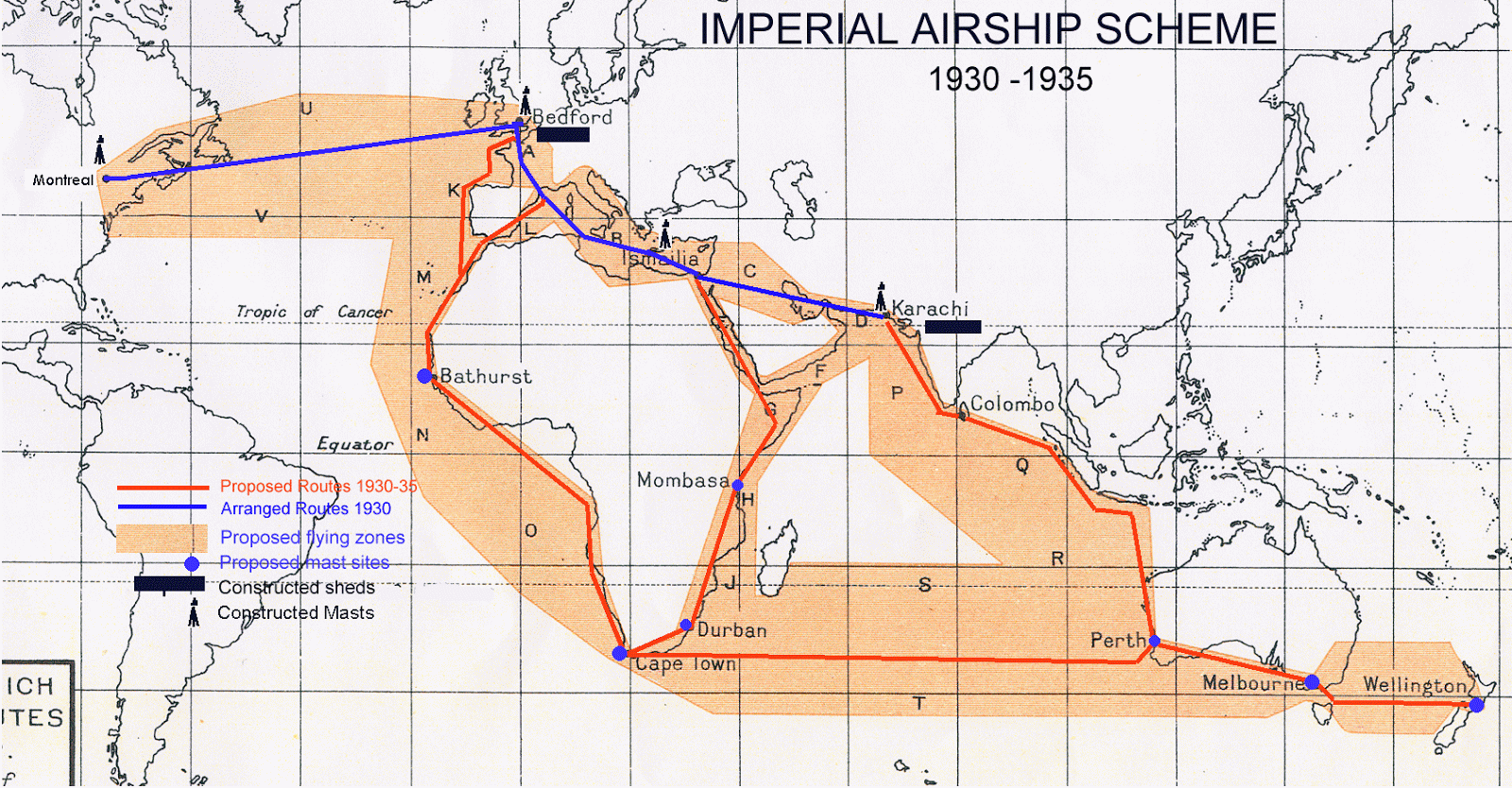 Daydream Notes: The Story of R100 and R101 I - The Imperial Airship Scheme