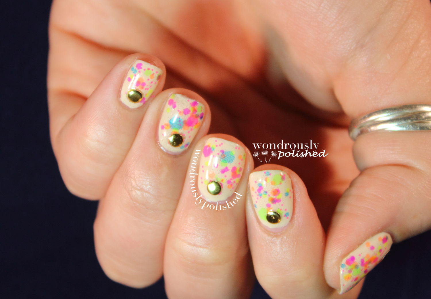Wondrously Polished: Clowning Around Birthday Nails!