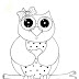 Kids Page: - Owl Stencil Coloring Pages