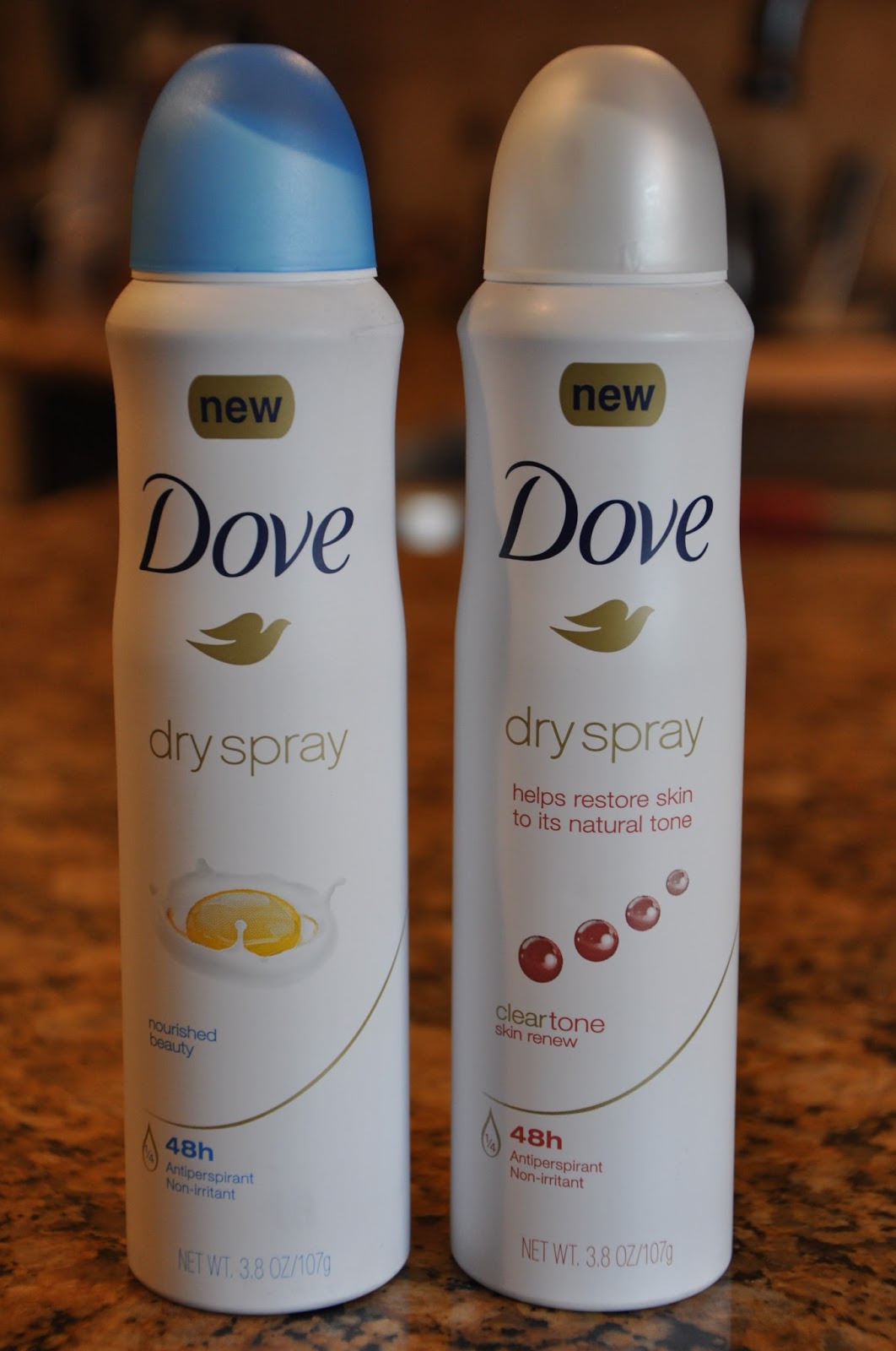 I was sent two cans - one in the scent "nourished beauty" (citrus/apple ...