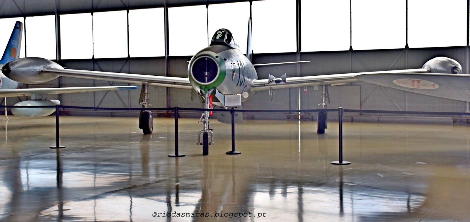 O F-84 G Thunderjet do Museu do Ar