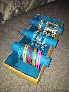 MY CRAFT GALLERY: DIY-MAKE A BANGLE BOX FROM A SHOE BOX