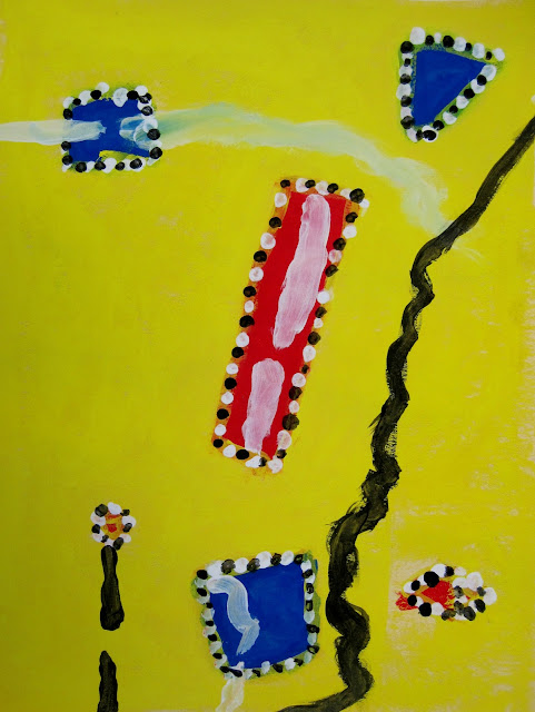 Barstow Art: Paintings using Primary Colors