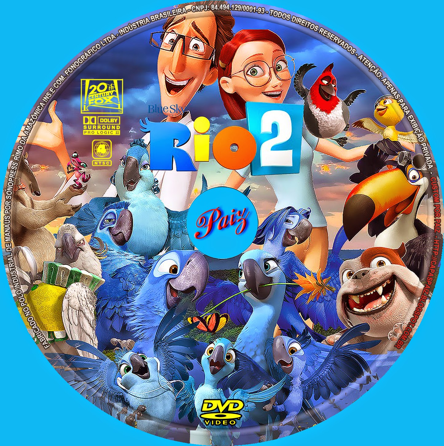 Rio (Music From The Motion Picture) Atlantic Audio CD 2014