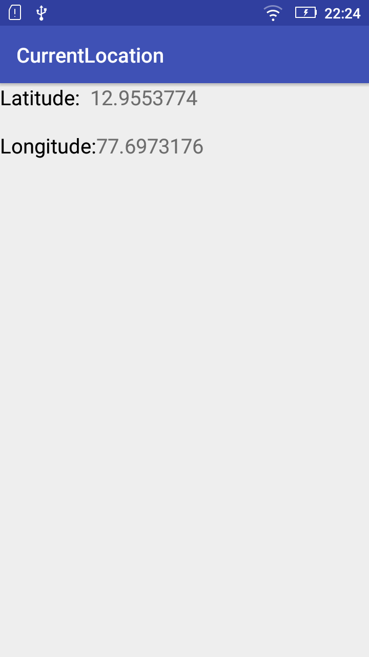 Android World: Getting Current Location Using Fused Location API