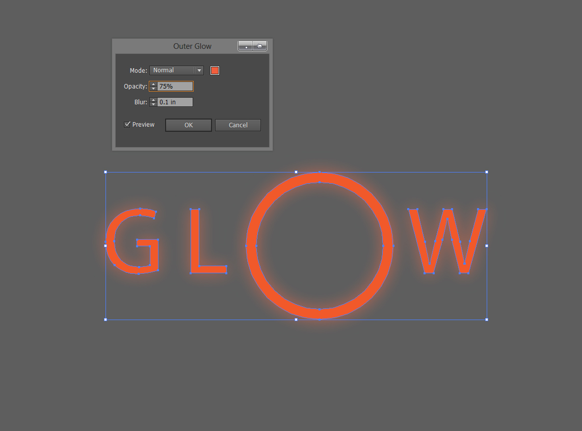 Rizwaan's Blog: Glow Effect In Adobe Illustrator