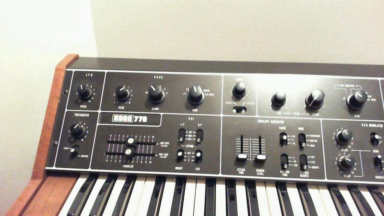MATRIXSYNTH: Vintage Korg 770 Sythesizer