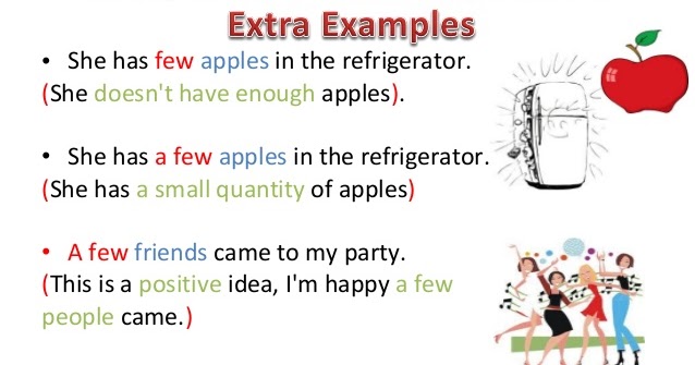 Little, A Little, Few, A Few (Nouns Quantifiers) ~ Bahasa Inggris Dasar