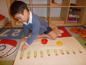 Family FECS: Montessori Activity: Home-made Numbers & Counters - Odd ...