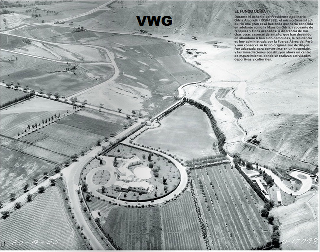 Antiguas fotos aéreas de Santiago de Surco en Lima - Perú