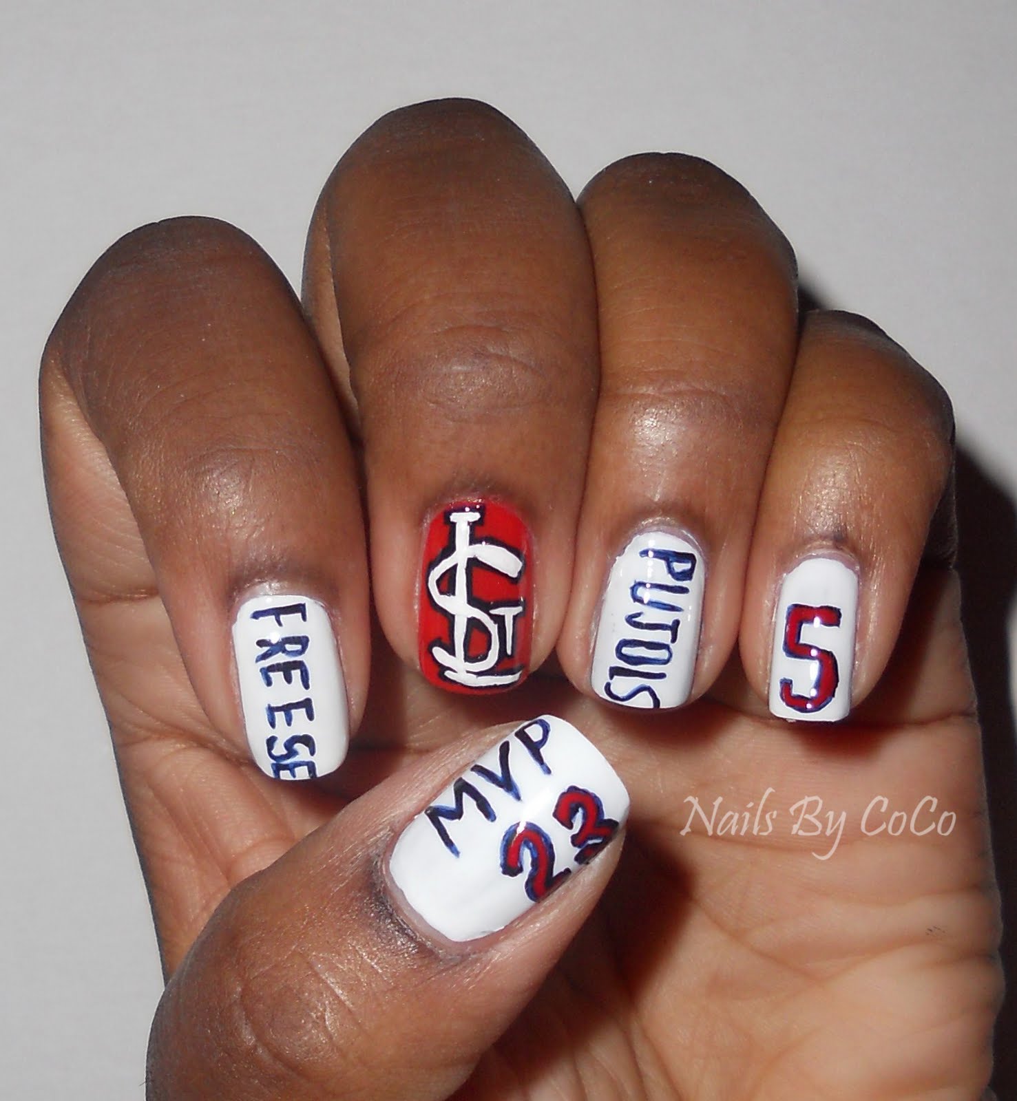 Nails By CoCo: St.Louis Cardinals nails