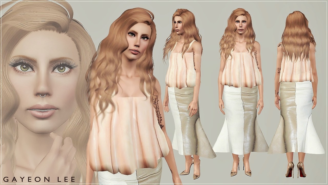 Lady Gaga Clothing by ArtSims | The sims mod | Download The Sims Resource
