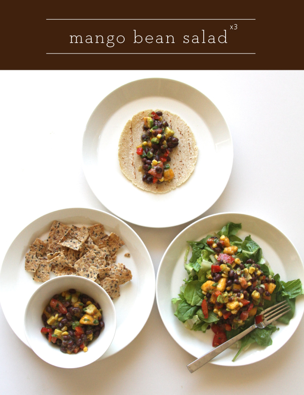 Black*Eiffel: Recipe 3 Ways - Mango Bean Salad