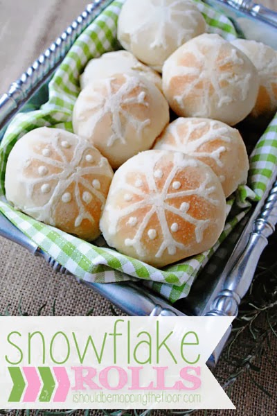 Snowflake Rolls I Should Be Mopping The Floor Snowflake Rolls I Should Be Mopping The Floor