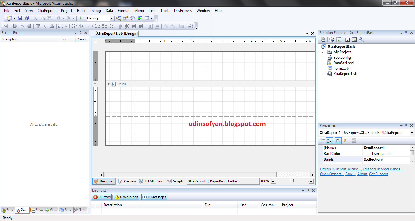 Just Learn.......: Create Report (Basic) With XtraReport DevExpress