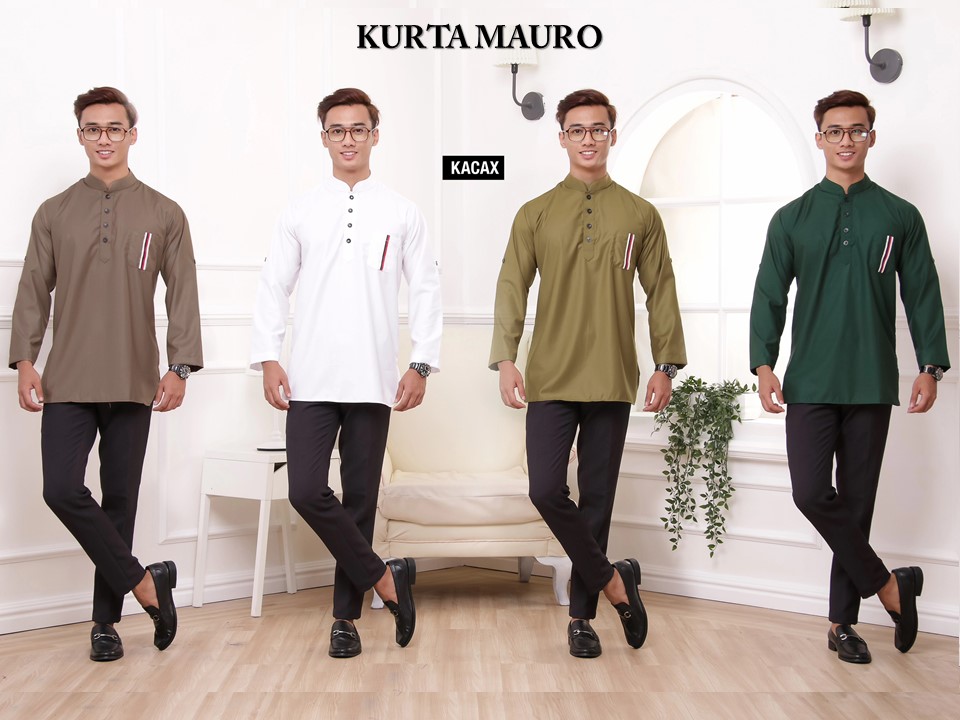 Kurta Moden KACAX Rekaan Ekskusif Baju Raya 2019