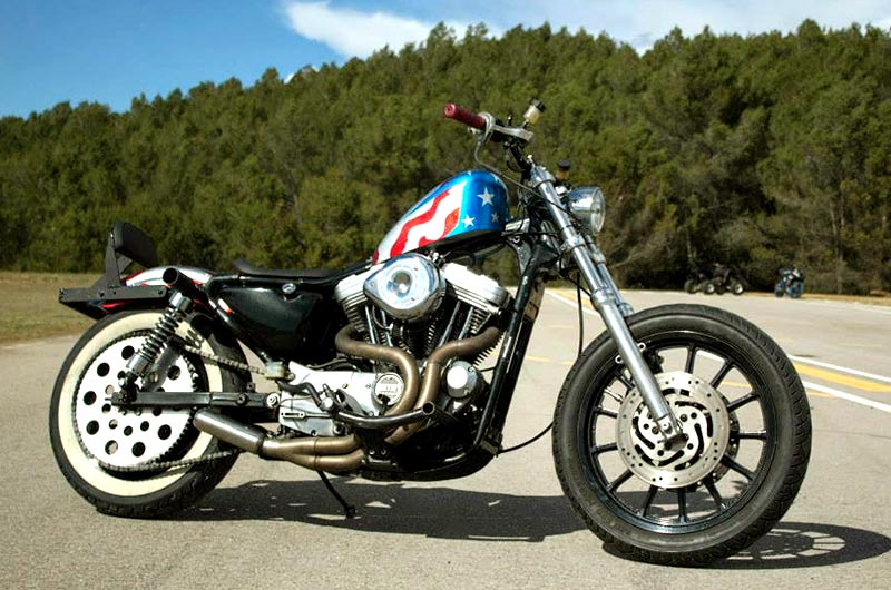 biker excalibur II: HARLEY DAVIDSON SPORTSTER STUNT by Inspiración Metálica