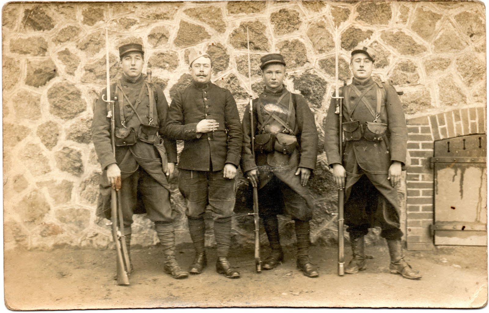 Great War Postcards: French Infantrymen