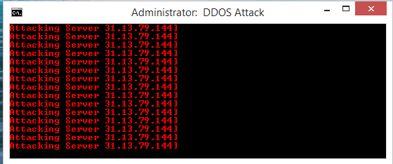 DDOS with Batch files