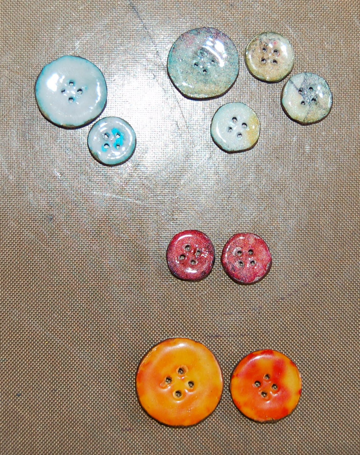 Izzwizz Creations: Decorating buttons with patterned papers and a card ...