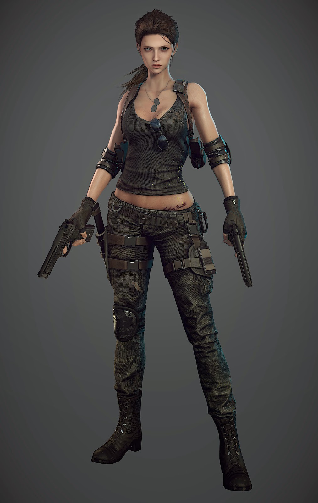 Military Woman character by Ui Joo Moon | Computer Graphics Daily News