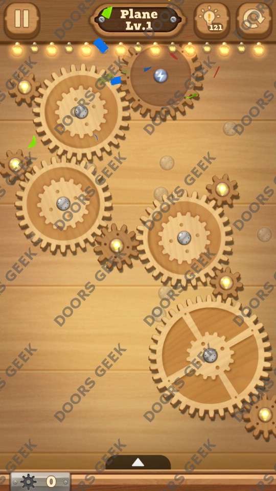 Fix it: Gear Puzzle [Plane] Level 1 Solution ~ Doors Geek