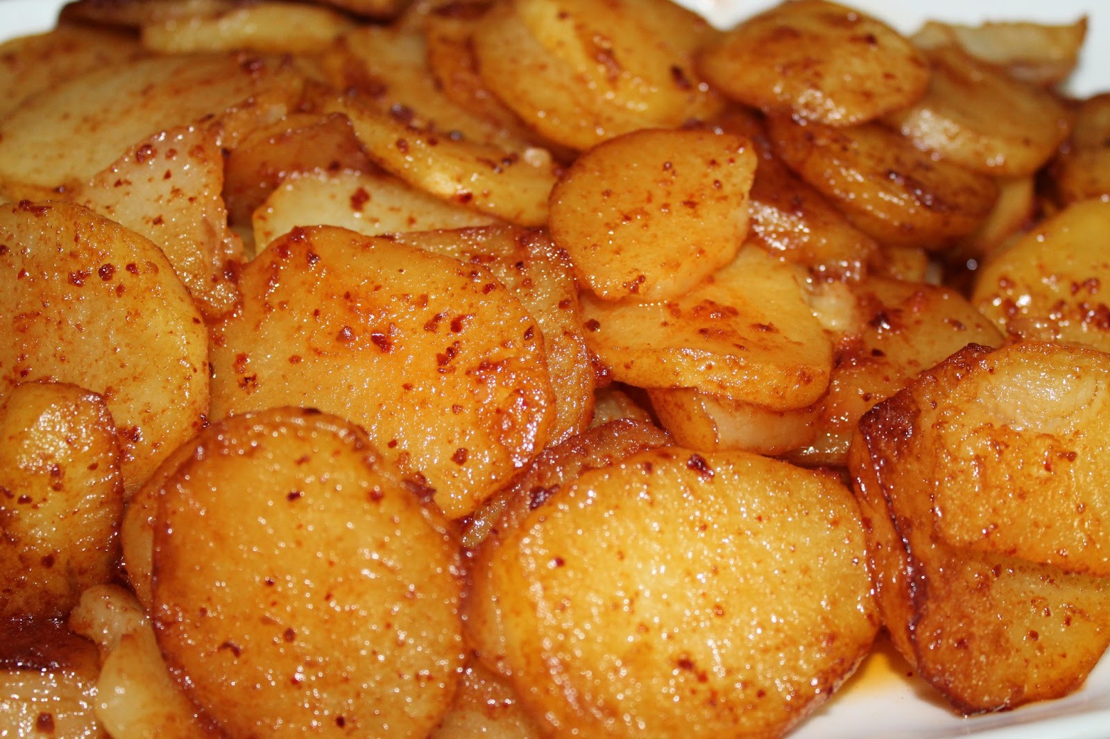 Mis Recetas: Patatas rojas.