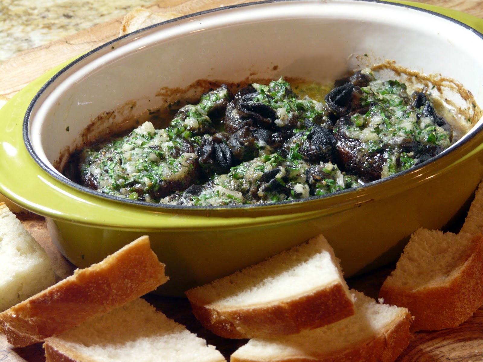 easy garlic escargots