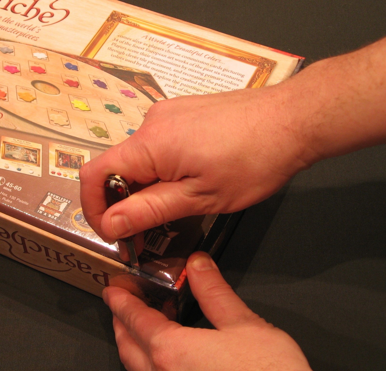 Matt's Board Game Back Room: HOT BOX - "Pastiche" by Sean D. MacDonald ...