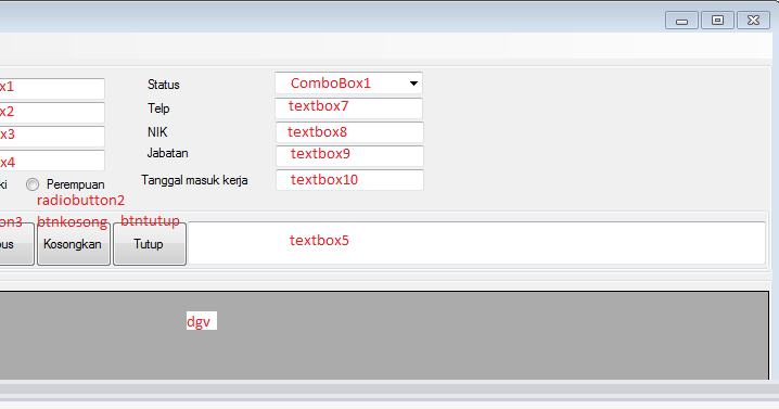Cara1Komputer (C1K): Cara Membuat SIMPAN, EDIT, DELETE, BATAL & PENCARIAN pada Vb net (FULL dari ...