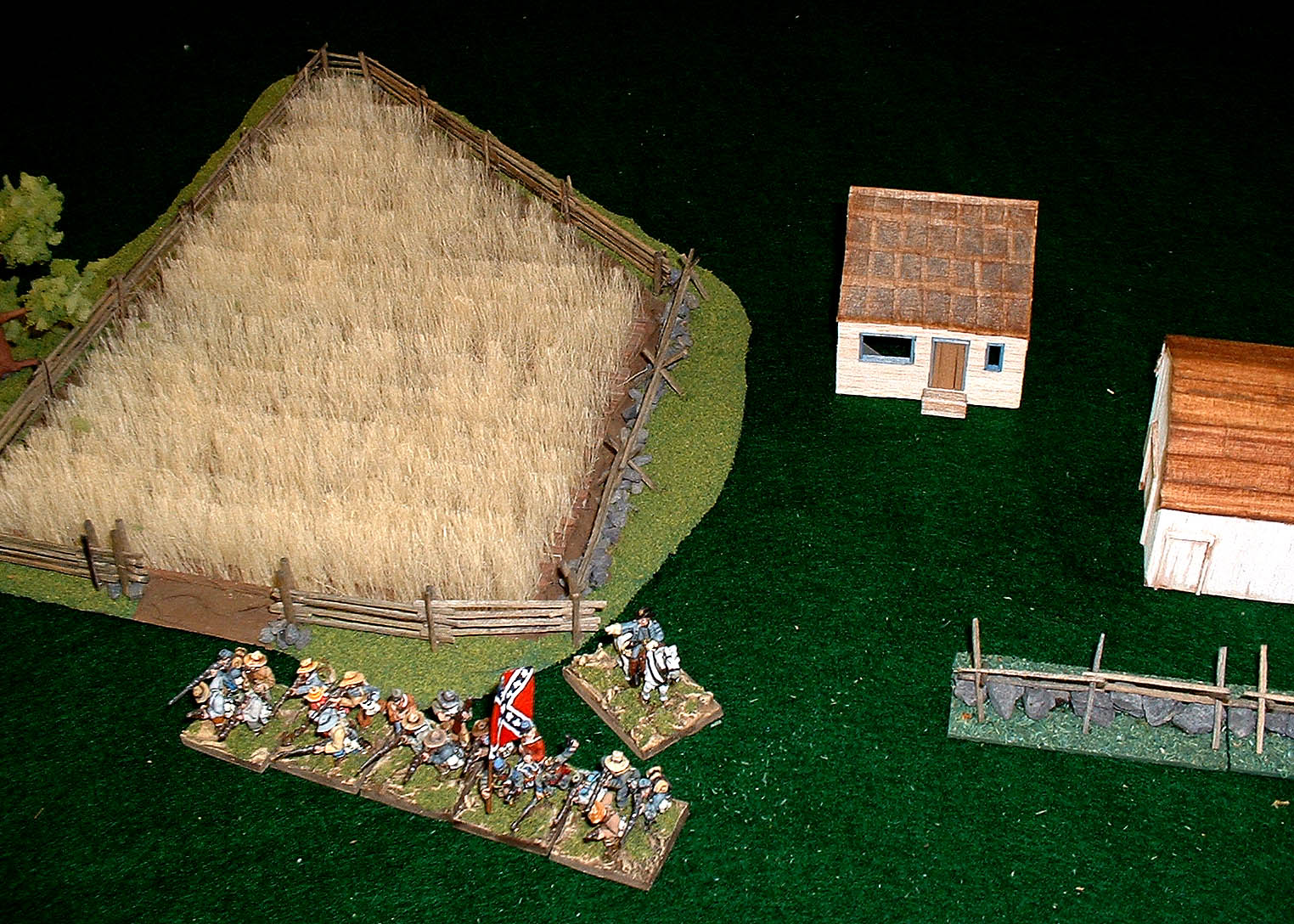 floating white bear: 15mm ACW Terrain--Part 2