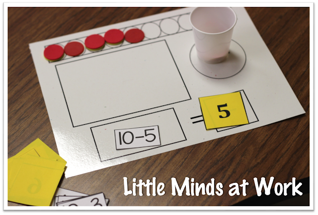 Freebielicious: Springing into Subtraction {freebie packet}