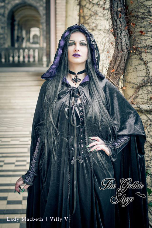 The Gothic Shop Blog: Fern cape - Lady Macbeth
