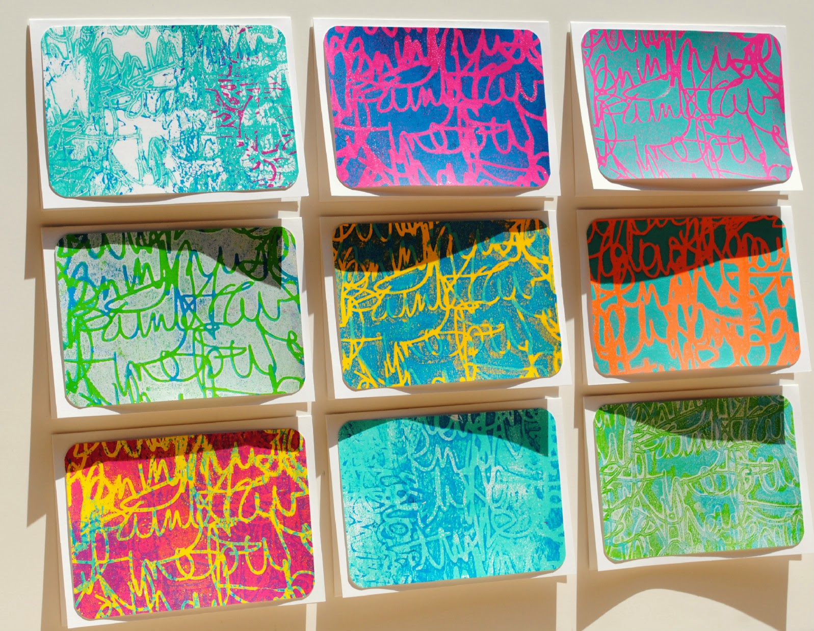 StencilGirl Talk: Scribble Scratch Handwriting Notes!