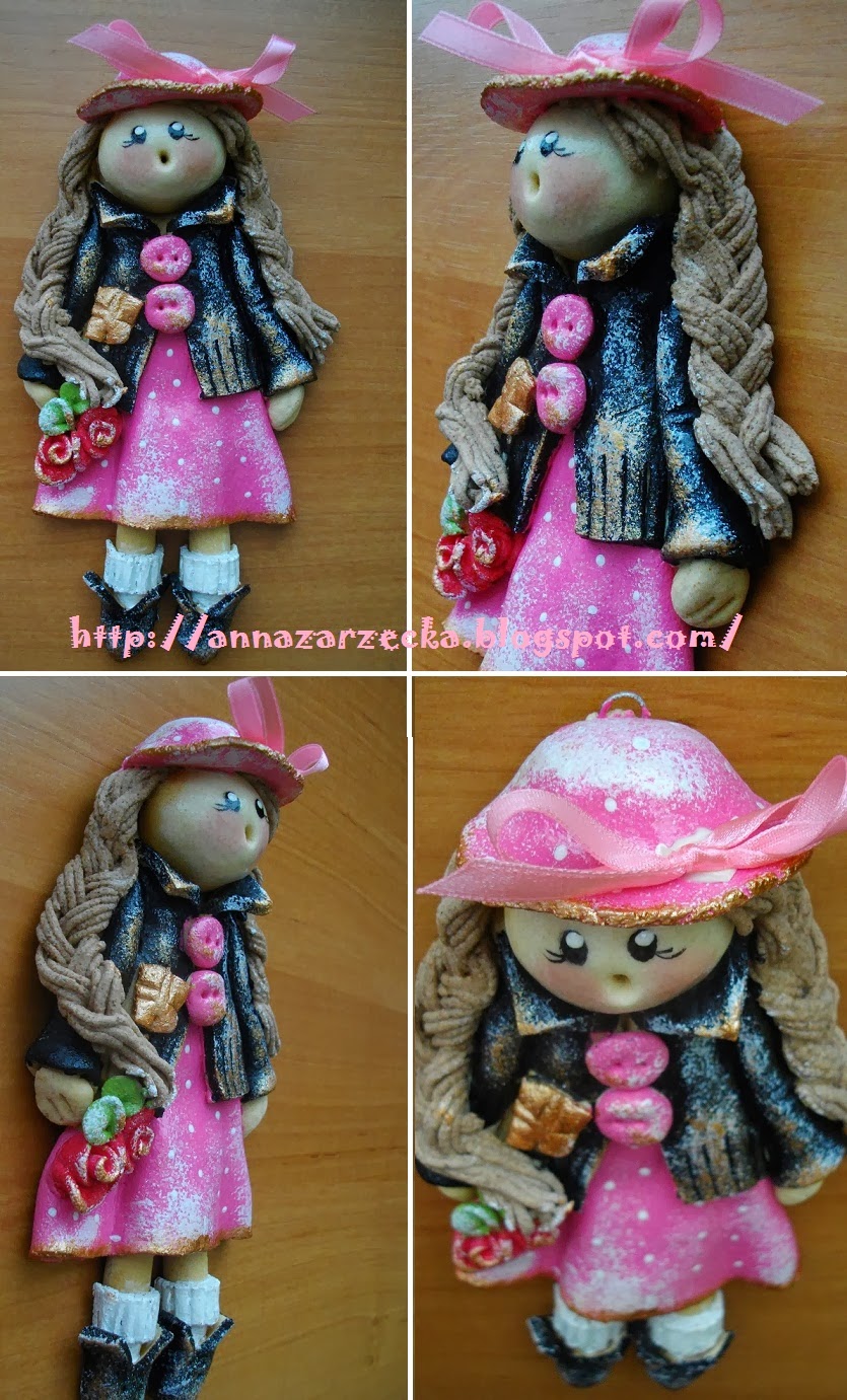 Handmade Salt Dough: Candy dolls!