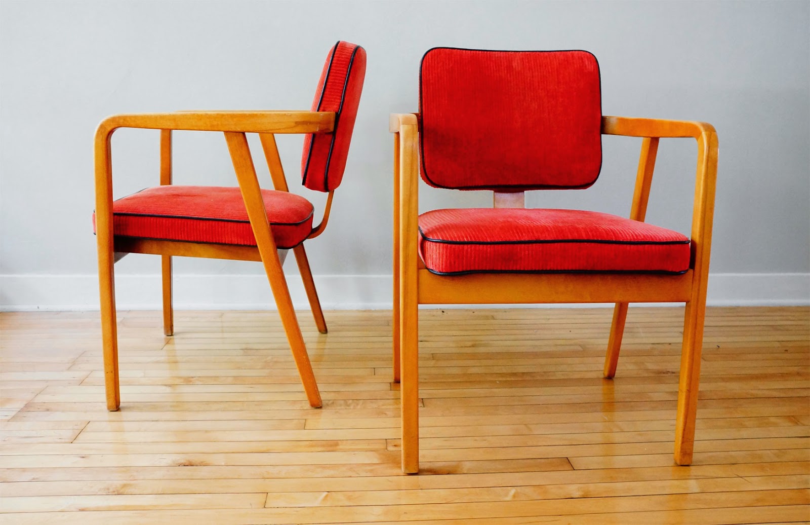 str8mcm: George Nelson 4663 Arm Chairs for Herman Miller