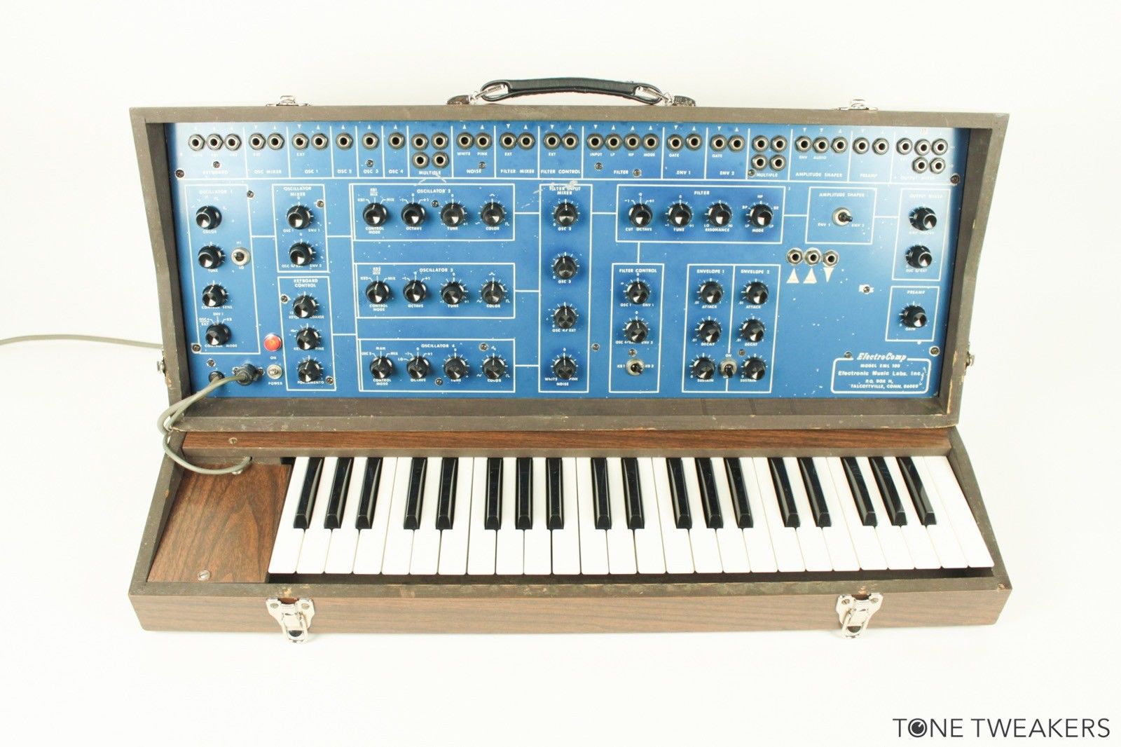 MATRIXSYNTH: ELECTROCOMP EML-100 Rare Vintage Analog Modular Synth