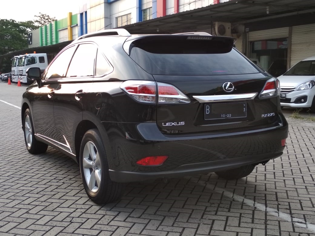 Lexus RX 270 Bekas warna hitam tahun 2012 Facelift - PUSAT MOBIL CBU