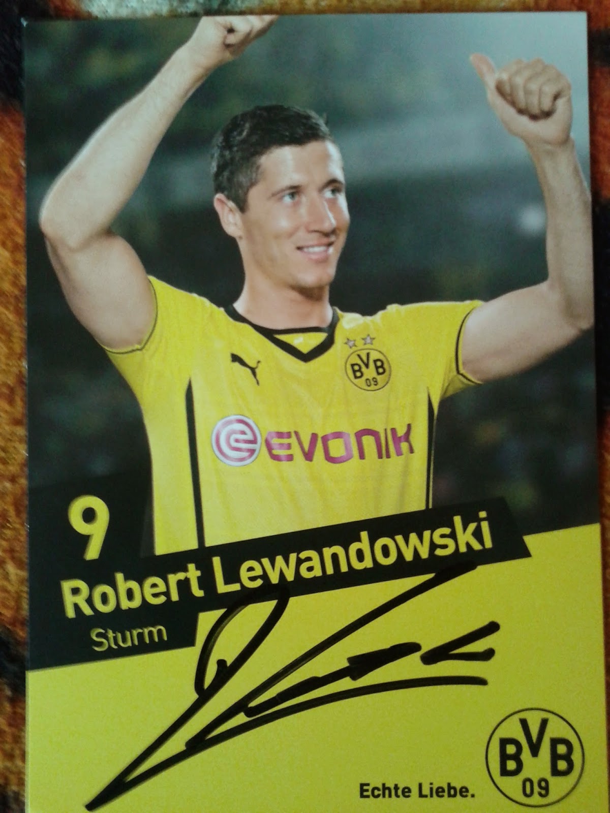 Autografy Bartka : Robert Lewandowski