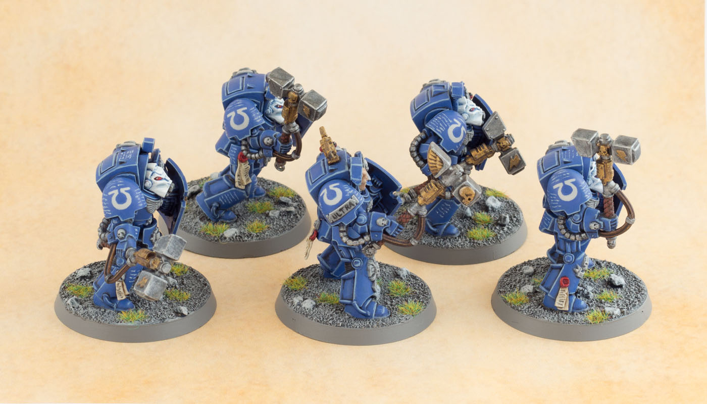 Brath's Paint Shop: Ultramarines Terminator Close Combat Squad