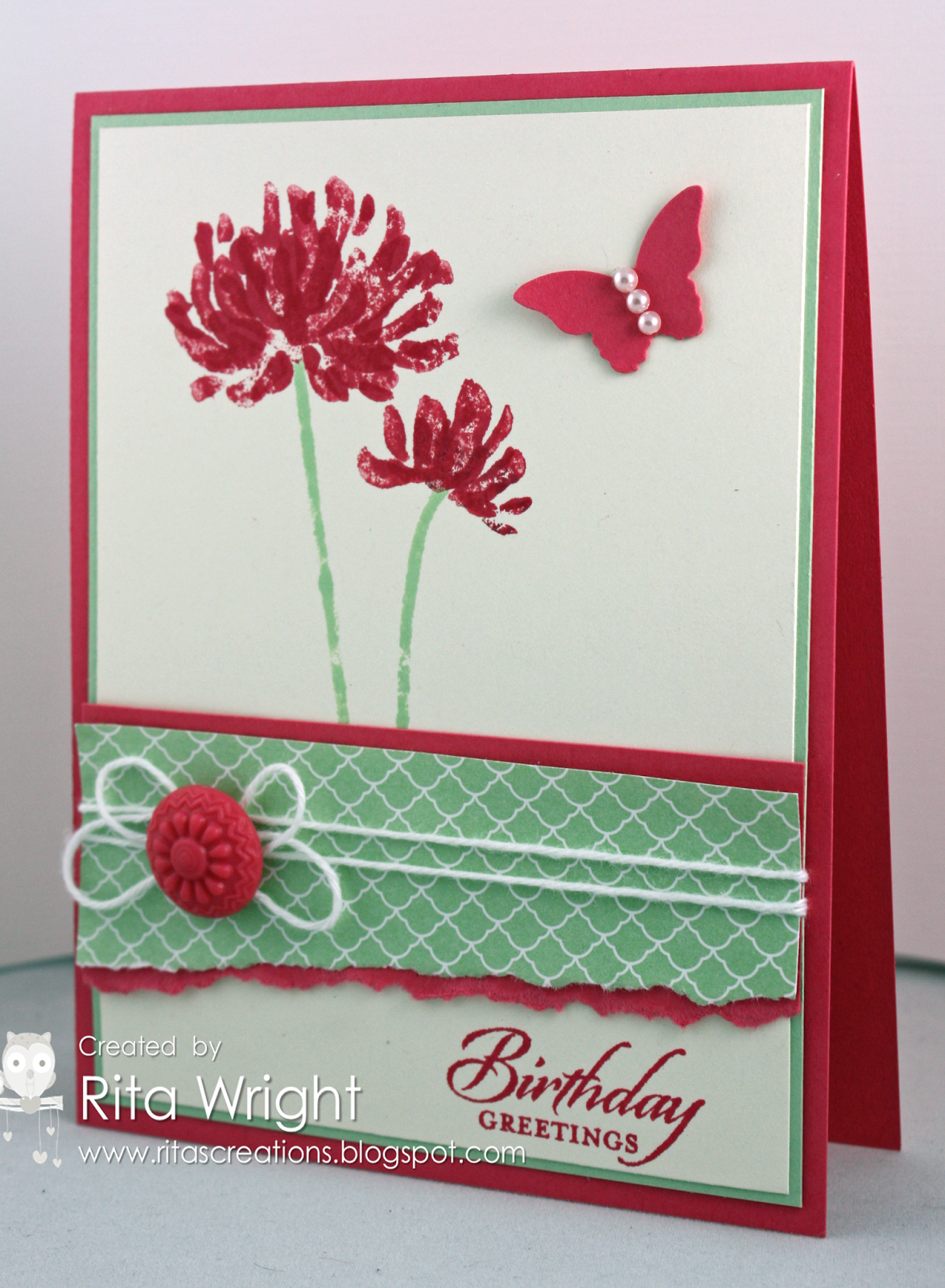 Rita's Creations: Stampin' Up! Too Kind