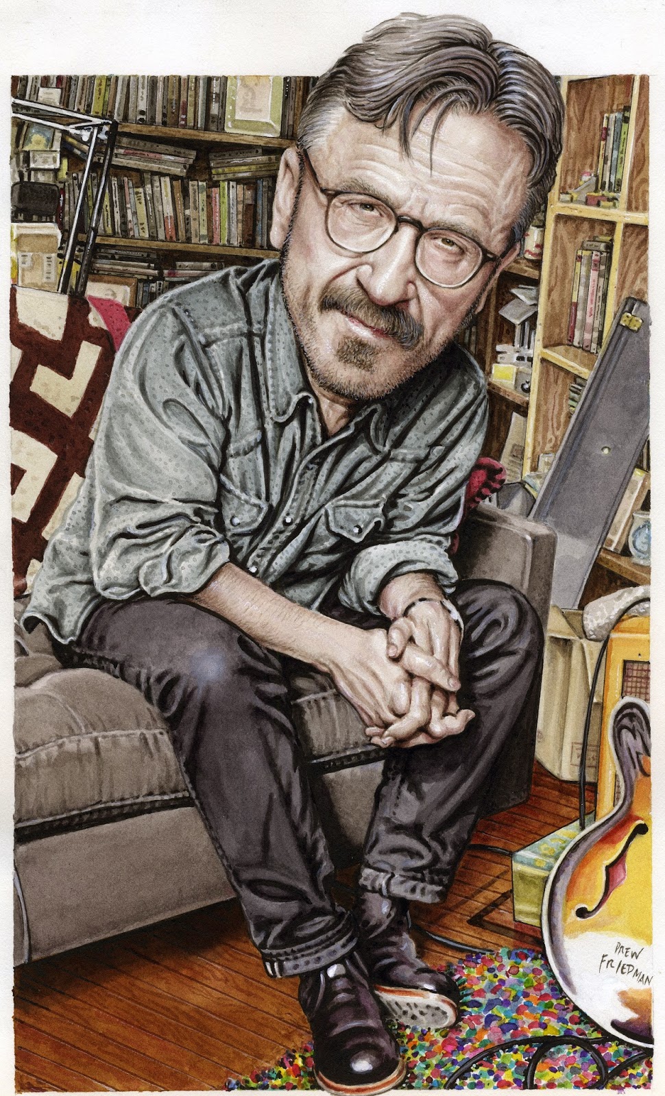 D R E W • F R I E D M A N: Marc Maron interviews Drew Friedman (and ...