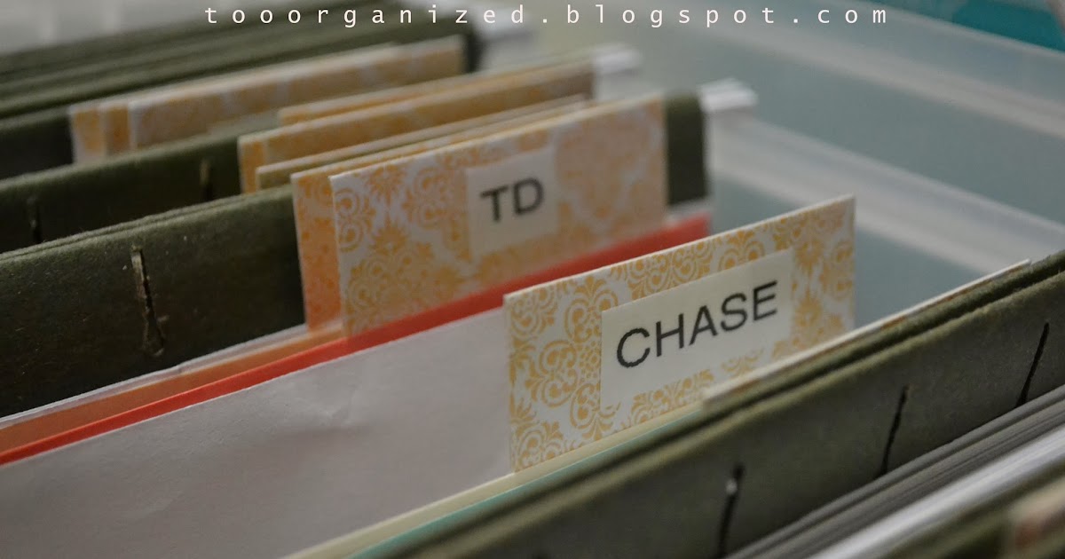 DIY FOLDER TABS | TOO ORGANIZED
