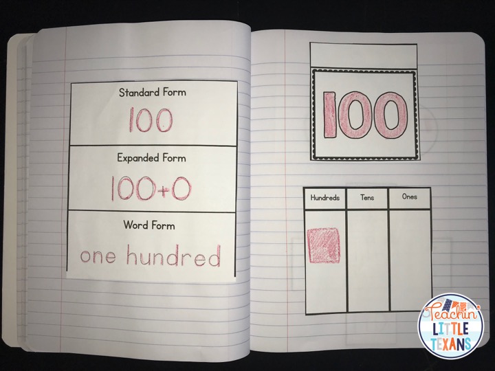 Teachin' Little Texans: Kinder & First Grade Math Notebook Printables