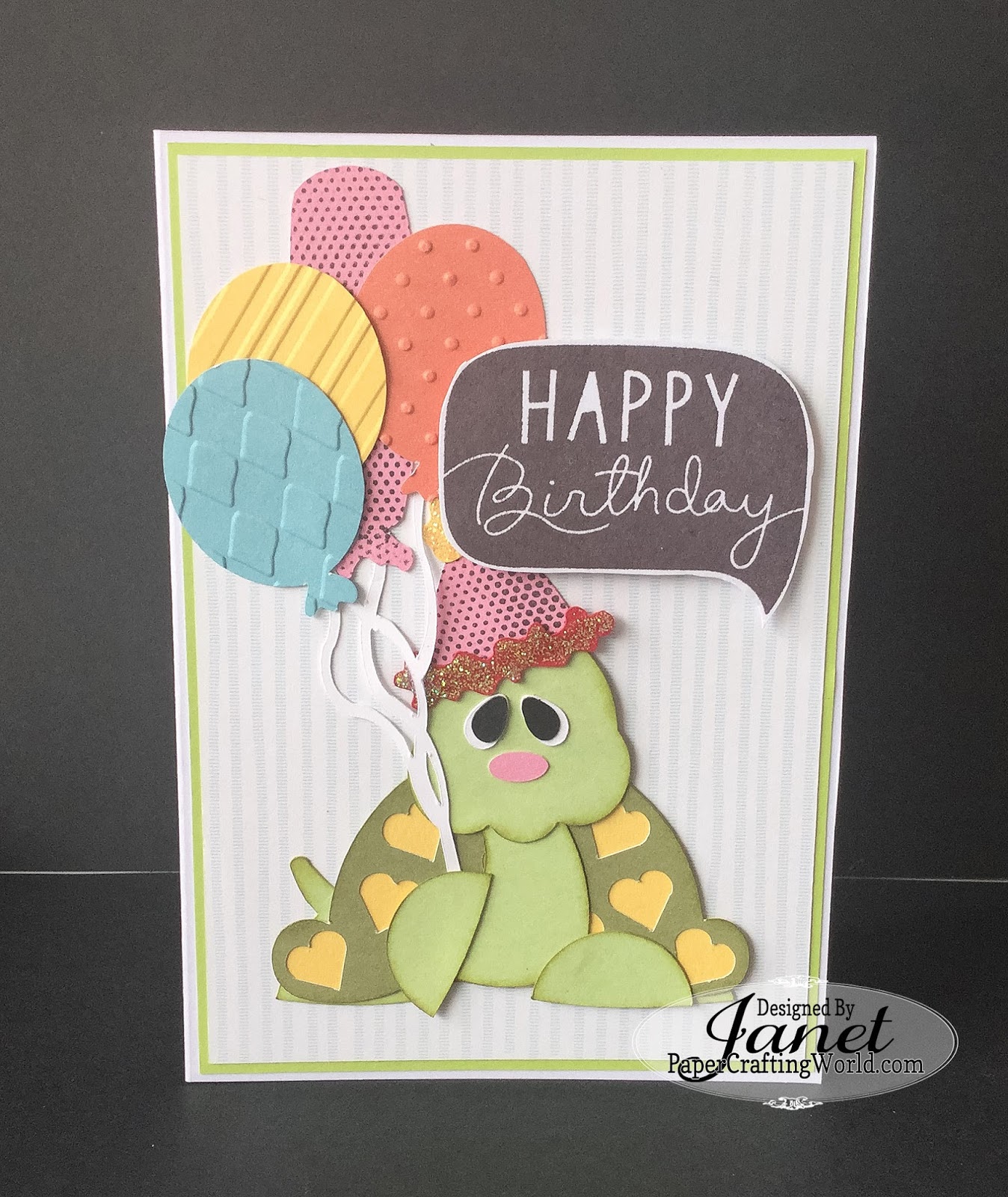 Quilts and Cards: Birthday Turtle Card